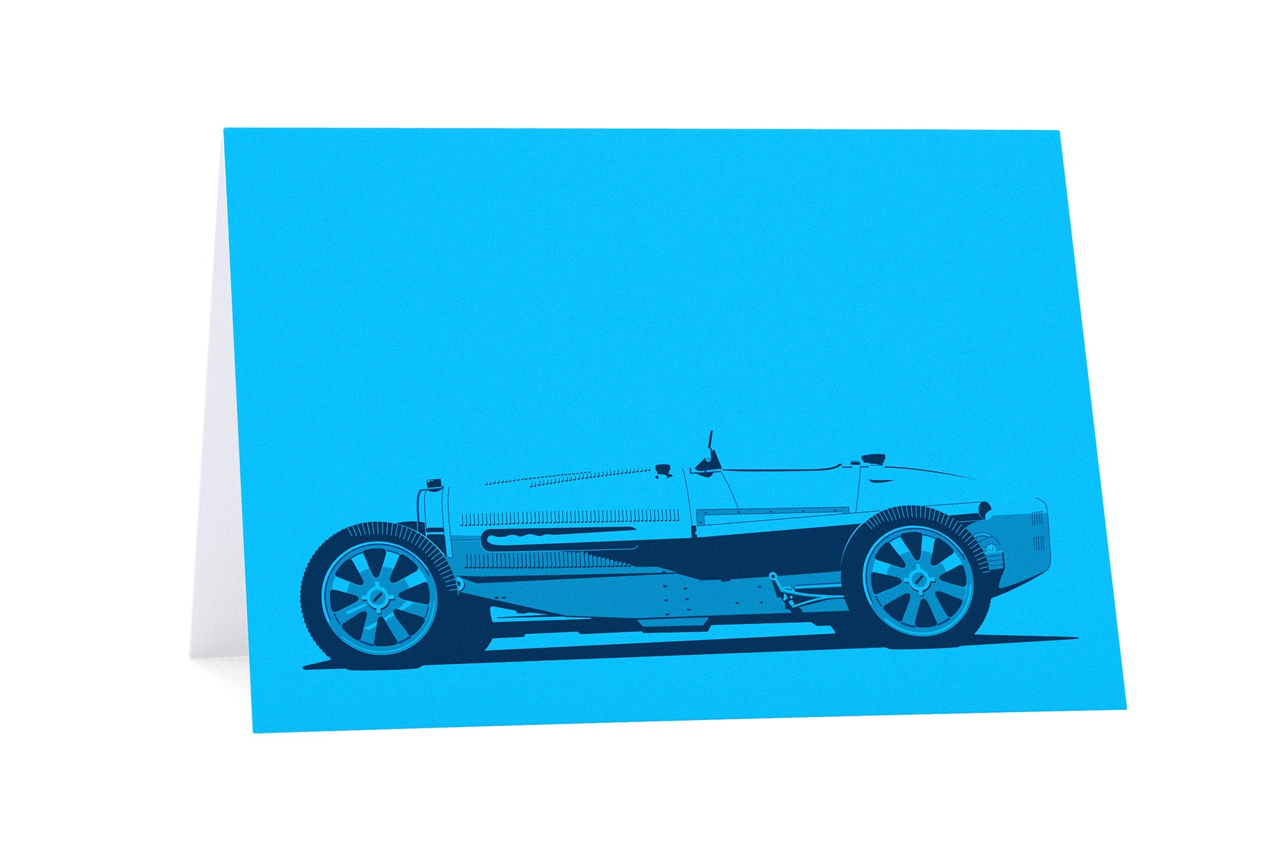 Bugatti Type 35 Greeting Card – The Curb Shop