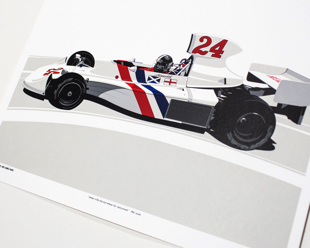 LEGENDS NEVER DIE - #005 James Hunt – The Curb Shop